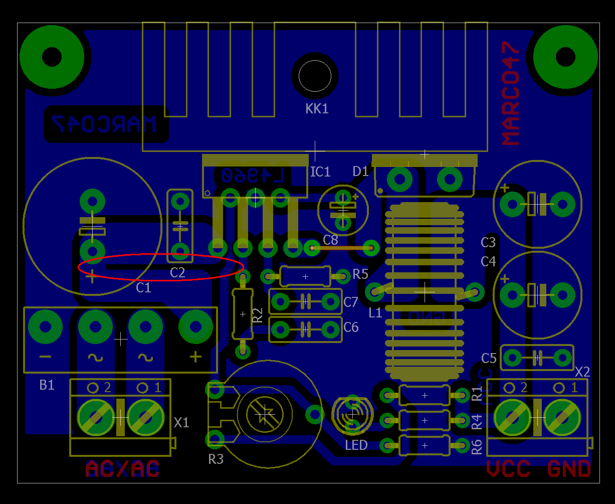 [EAGLE] Jak zaprojektować jednostronną płytkę PCB dla zasilacza L4960 w ...