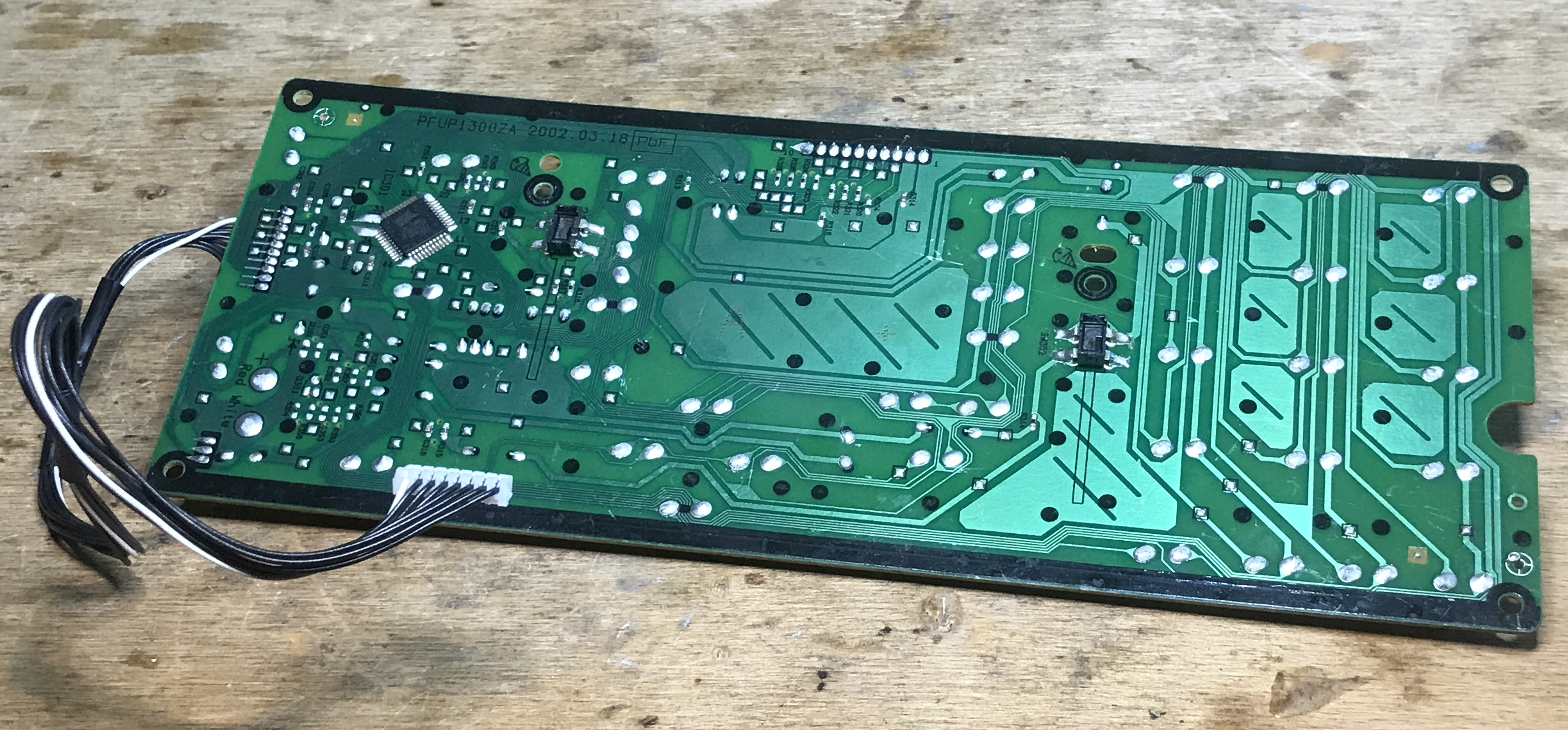 Wyświetlacz LCD ze starego faksu, M302 Clover Display, pinout, uruchomienie