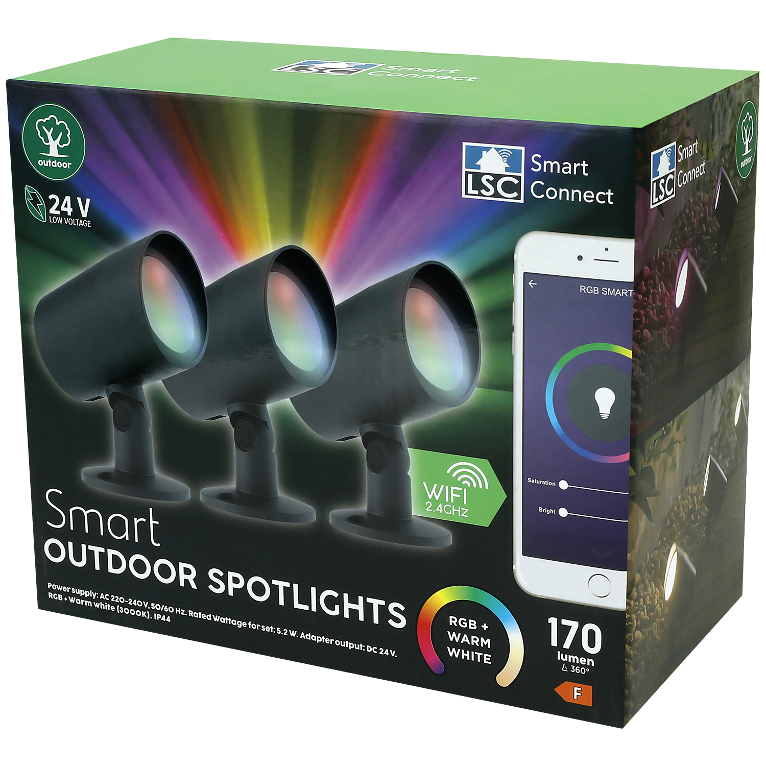 LSC Smart Outdoor Spotlights (3pcs) 170lm