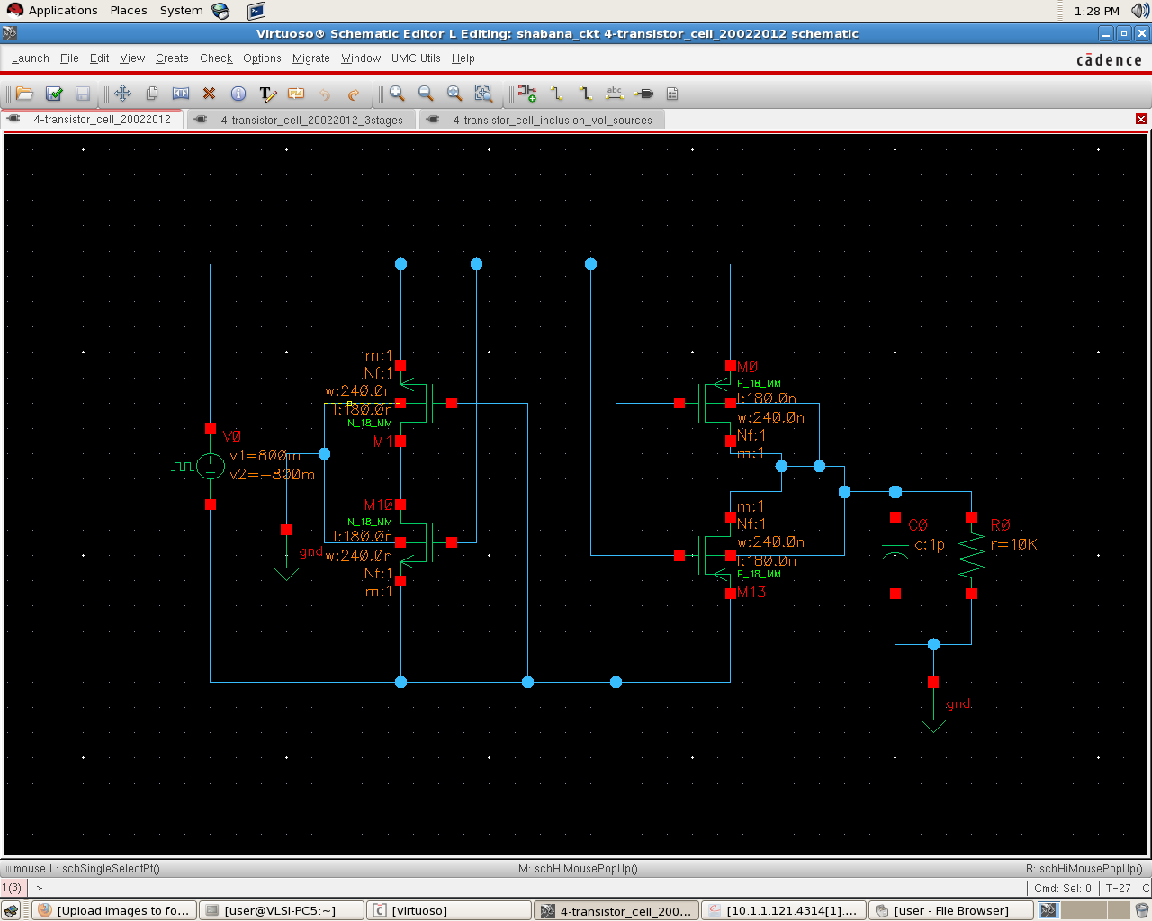 MOS rectifier - Ripple elimination in 4- transistor cell structure ...