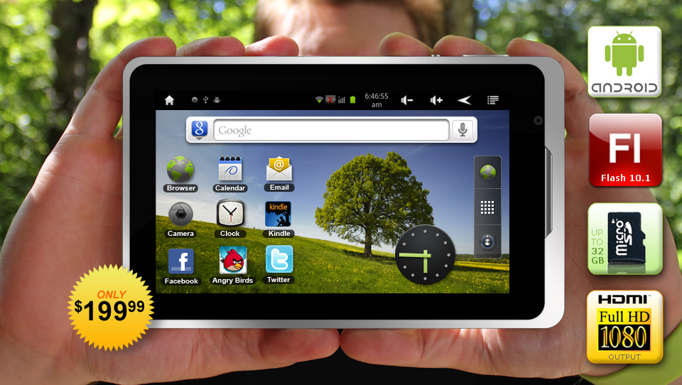 X10 AirPad - tani tablet z Androidem Gingerbread za około 600 zł