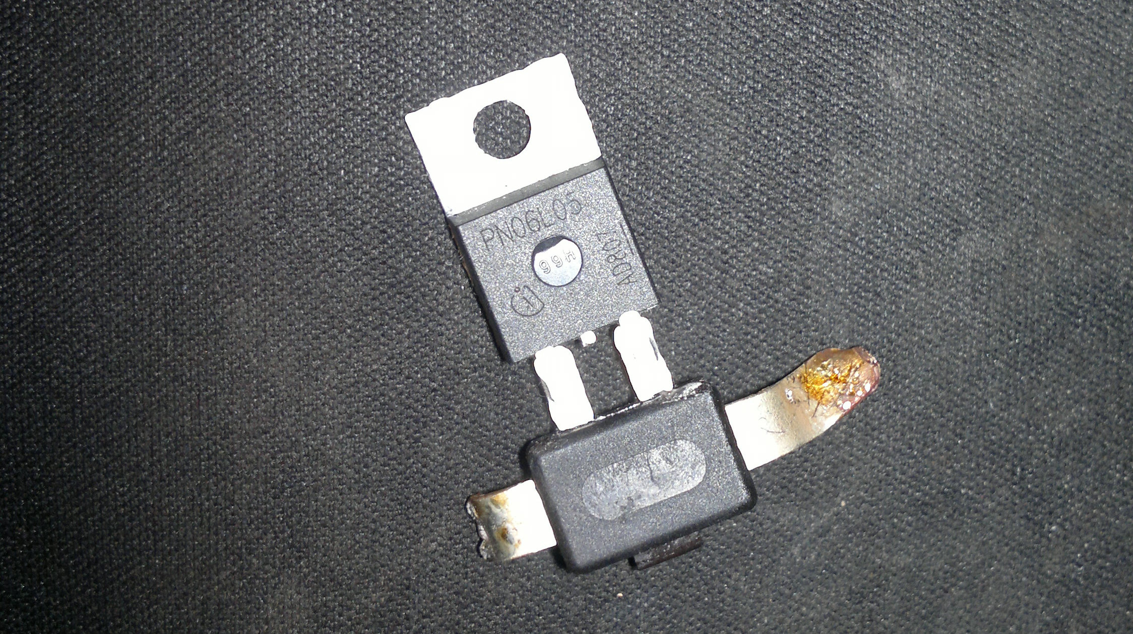 HILTI SF 144 screwdriver - damaged switch, diagnosis (transistor PN06L05)