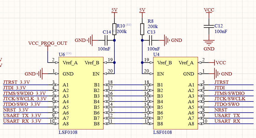 Bidirectional votlage level translator - dwukierunkowy translator napięć
