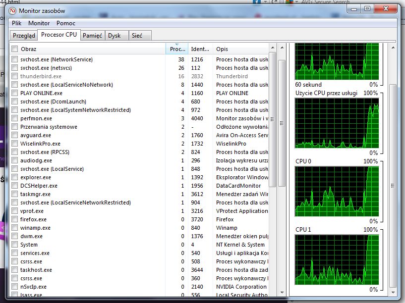 Trzaski dźwięku na Win 7 z Asrock K10N78D i VIA VT1708S, CPU obciążony
