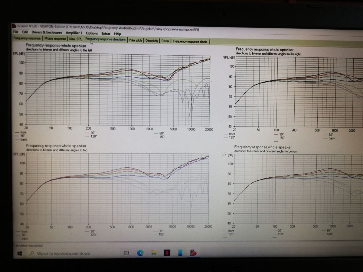 Projektowanie kolumn: Seas H1288, STX GDM-15-250, Scan Speak D2608 - 2