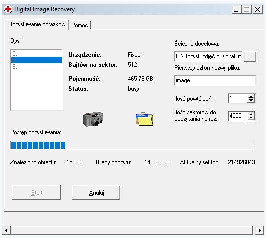 [Rozwiązano] Odzyskiwanie zdjęć z Digital Image Recovery: Postęp ...