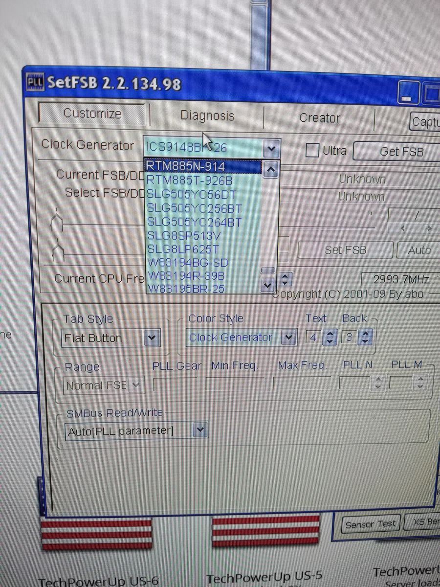 Podkręcanie e8400 w OptiPlex 760mt, brak clock generatora na liście w ...