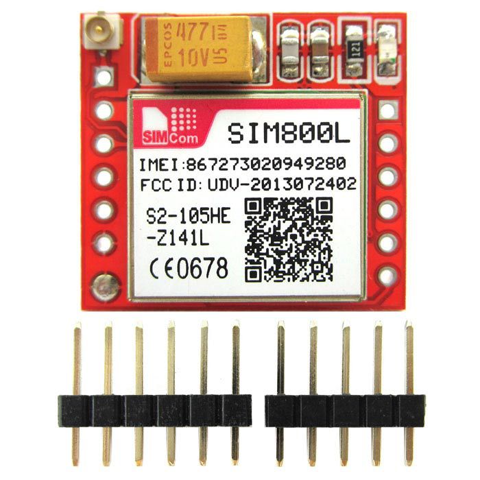 [SIM800L][ATmega8] - Połączenie układu SIM800L z Mikrokontrolerem