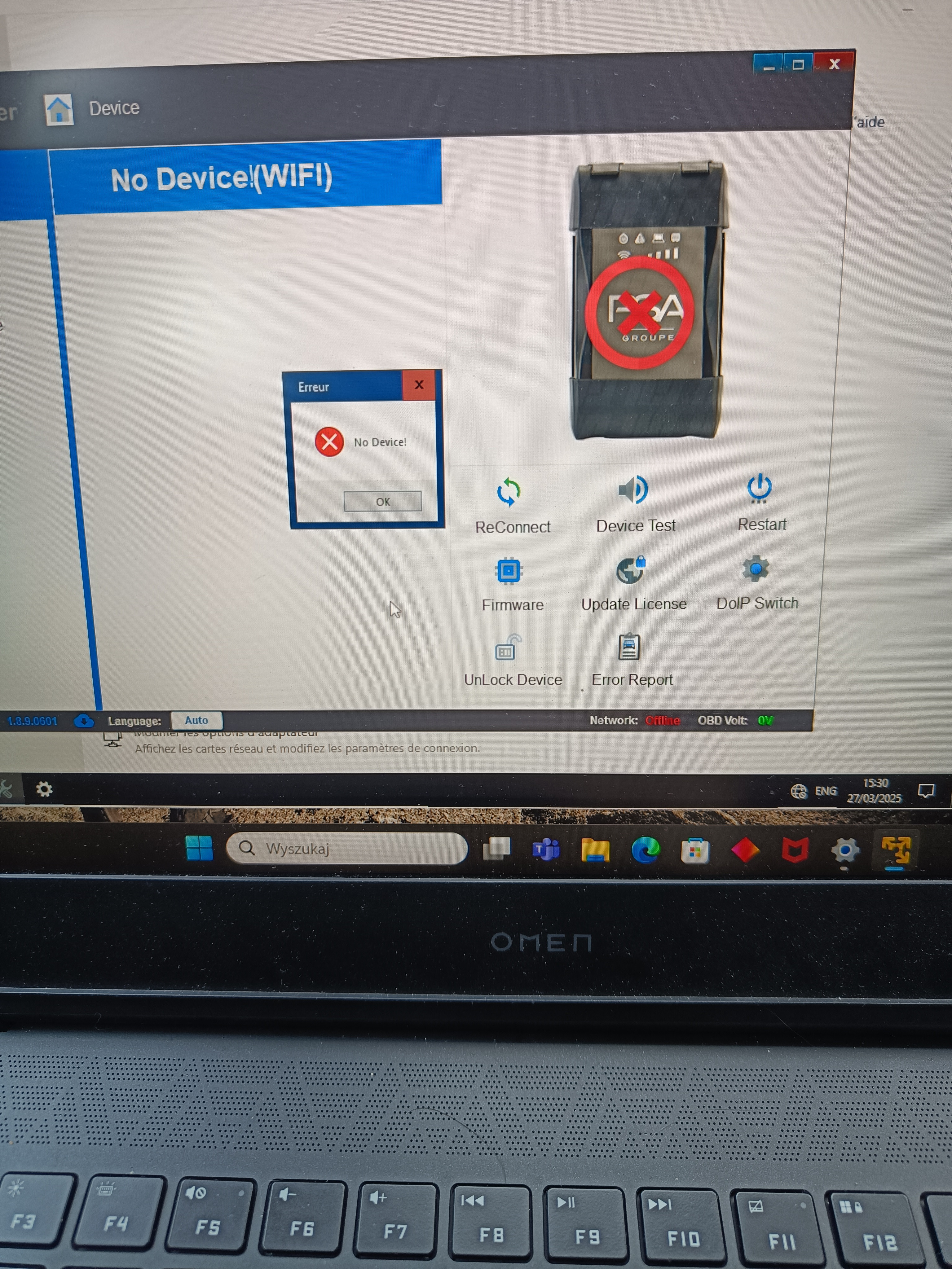 Diagbox 9.85 na Windows 10 nie widzi VCI - instalacja i połączenie