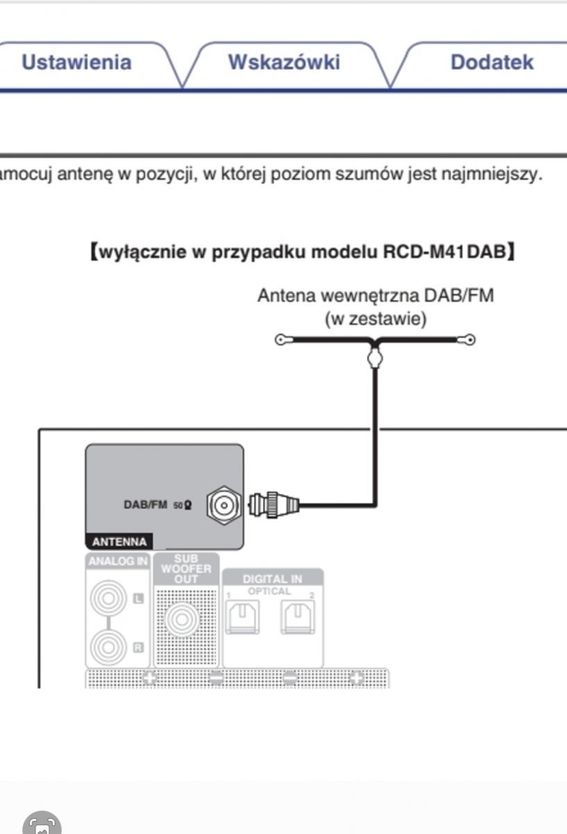 Wybór anteny do DENON DM41 dla lepszego odbioru słabych stacji radiowych