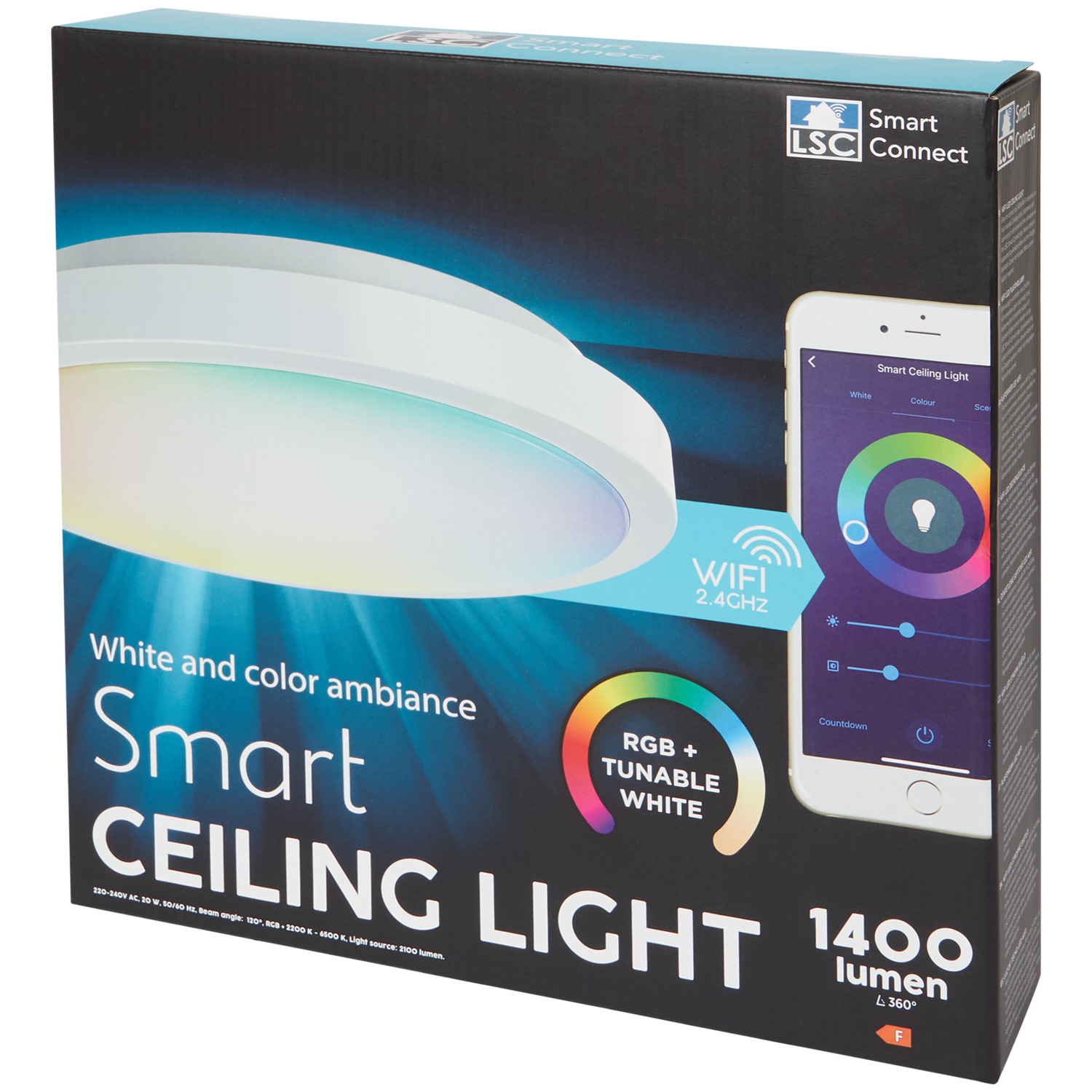 LSC Smart Ceiling Light RGBCW - CB2S (BK7231N) - elektroda.com