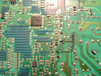 Candy CS2 105-16S Moduł - Spalone rezystory w torze tachogeneratora