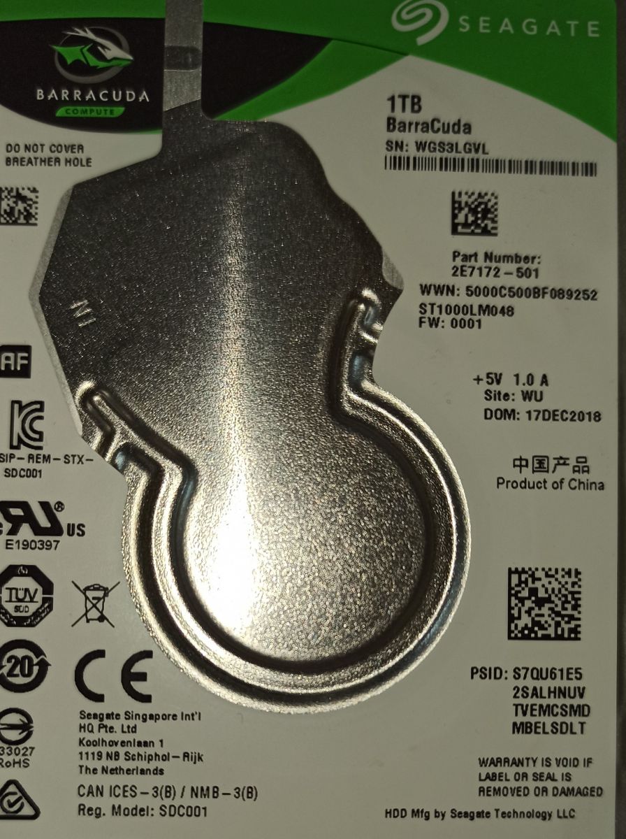 Seagate Barracuda st1000lm048 nie wykrywany - diagnoza BIOS Lenovo Z580