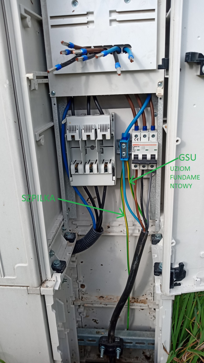 Czy poprawnie wykonałem rozdział PEN na PE i N? Szczegóły w opisie