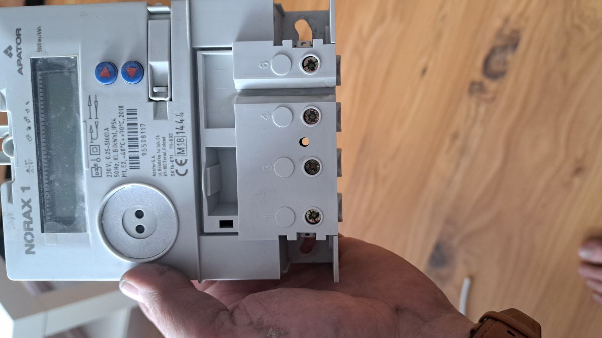[Rozwiązano] Podłączenie licznika Norax 1: które złącza do rozdzielnicy ...