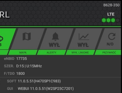 [Rozwiązano] Aktualizacja oprogramowania Routera B628-350, nie widzi ...