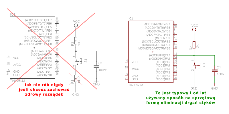 Atmega16 + LCD: Jak ustabilizować odczyt temperatury w termometrze Bascom?