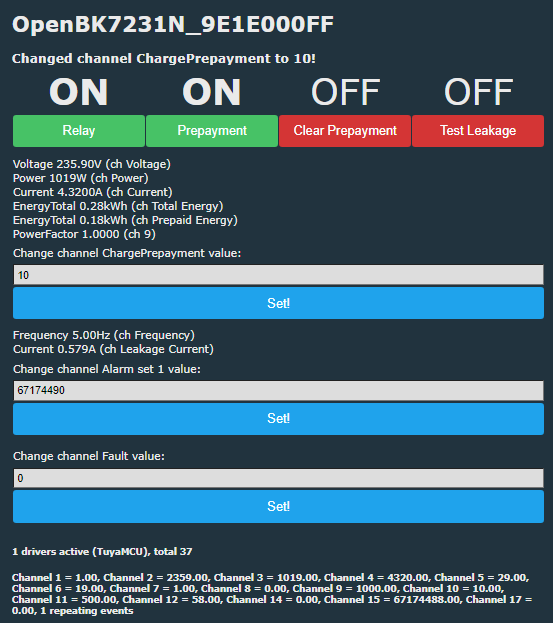 TOMZN TOMPD-63-LW Wifi Multi Function (DIN) WB3S (BK7231T) - 2