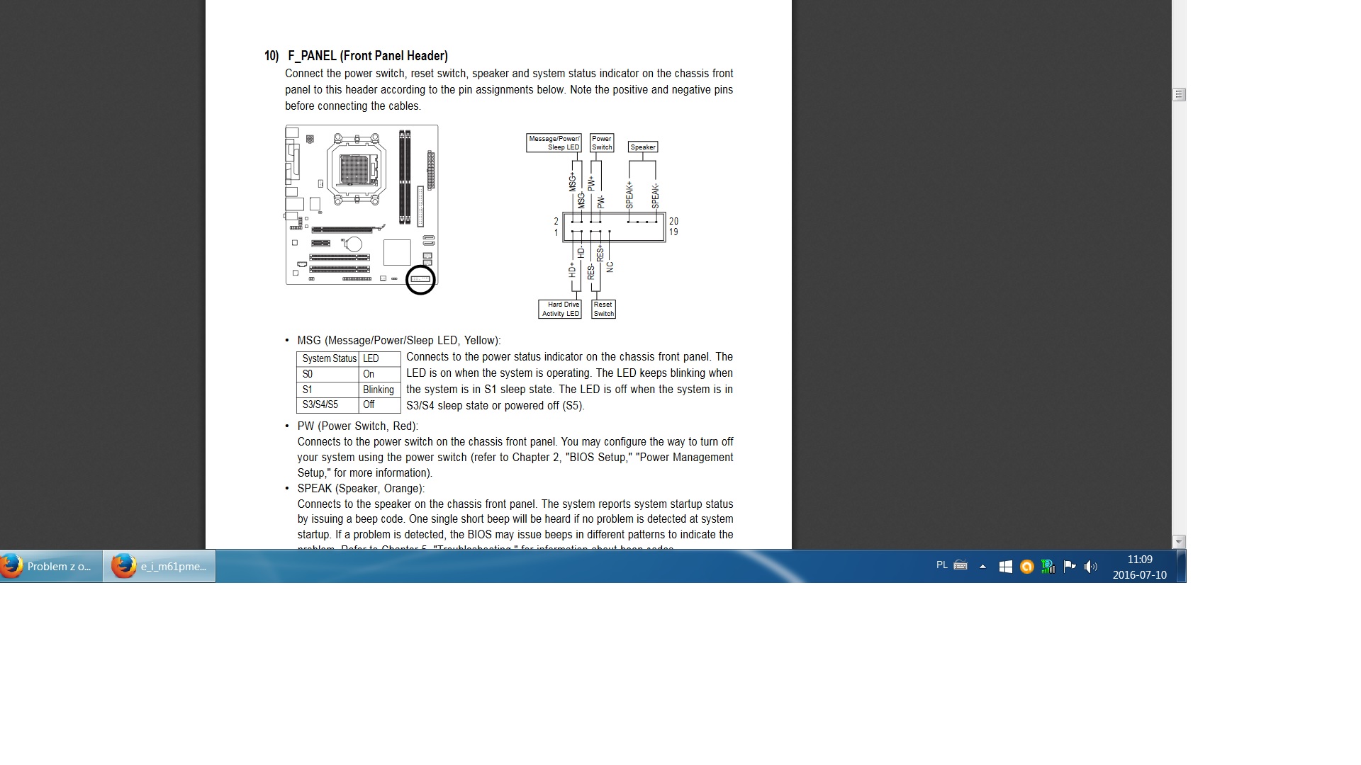 Problem z obrazem - Po włączeniu komputera brak sygnału - 2