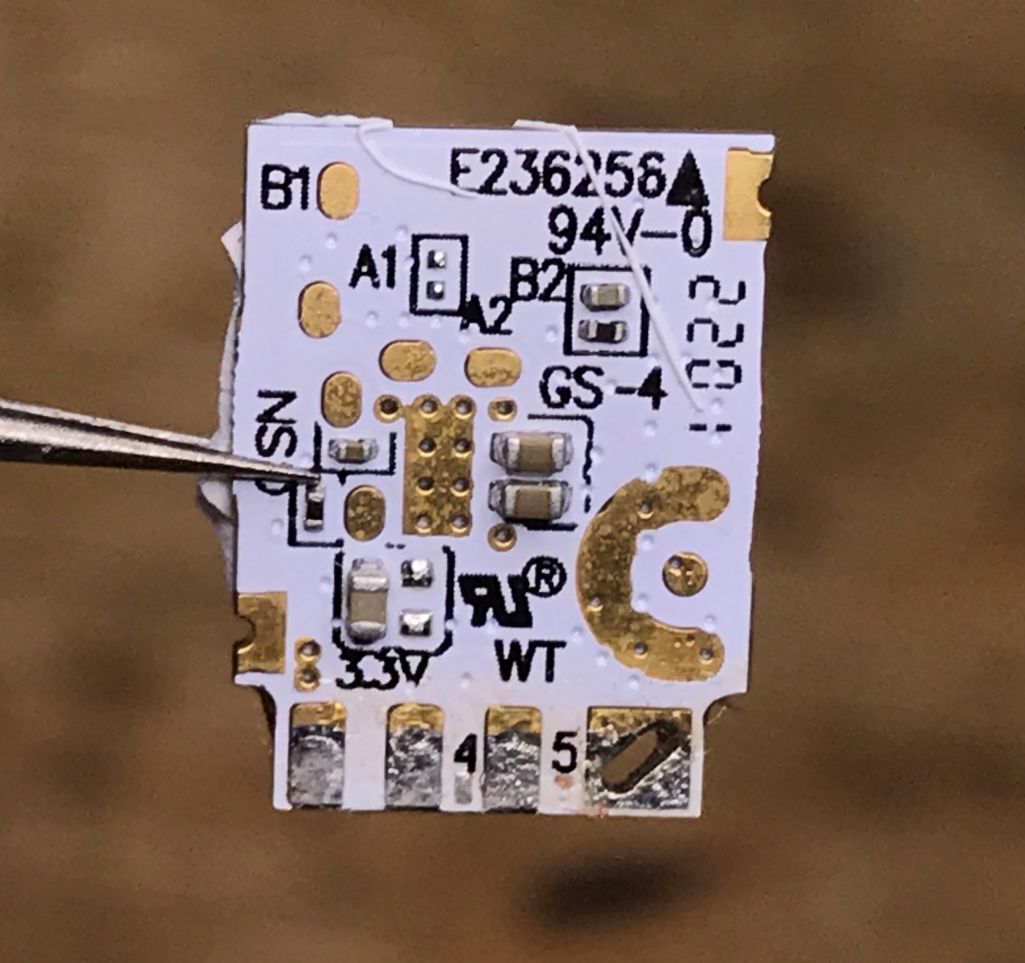 Nous Smart WiFi Bulb P8 RGBCW, GU10, EB01-B + BP5758, pinout WiFi