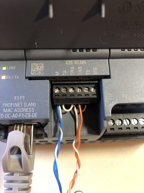 Siemens S7-1200 CB1241 -> ModBus -> Sumator tensometryczny