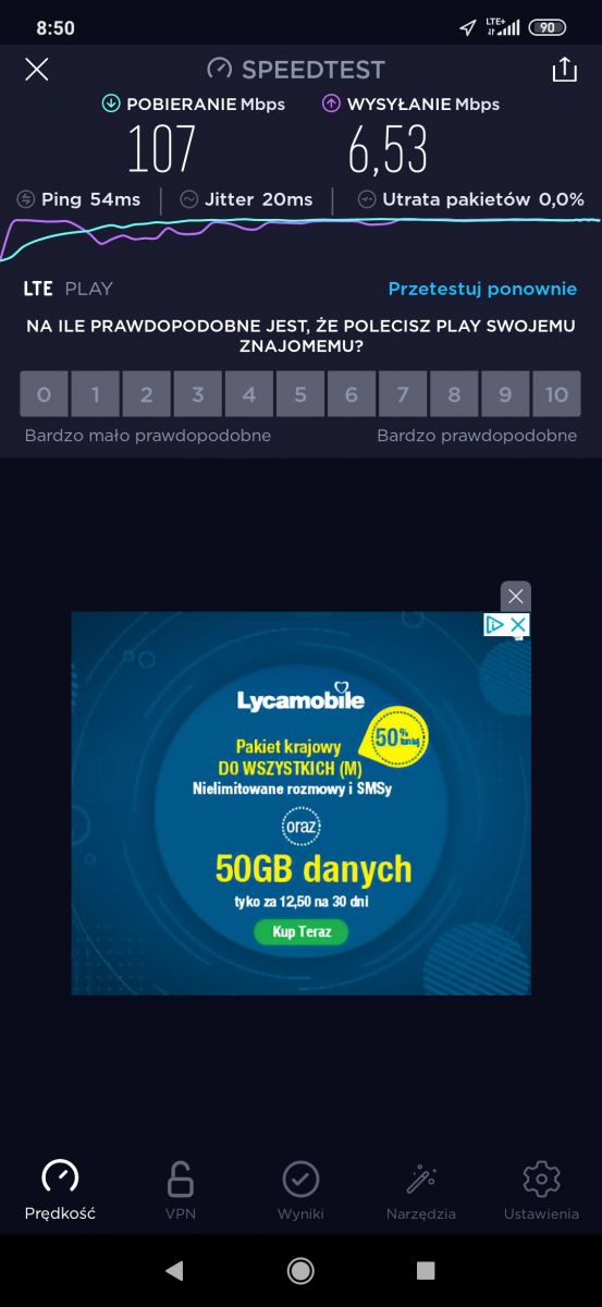 Jakie parametry ma BTS PLAY w Kurowie i jak wpływają na internet?