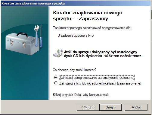 Logitech rx300 komplikacje z instalacją sterowników