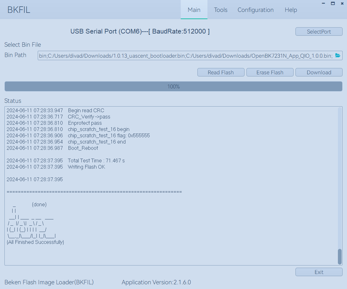 Exploring BKFIL: Beken Flash Image Loader - A New Official Tool