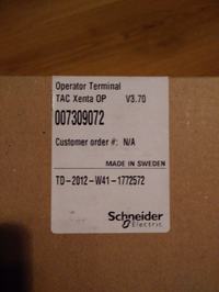 [Sprzedam] Panel operatora TAC Xenta OP v3.70 Schneider Electric