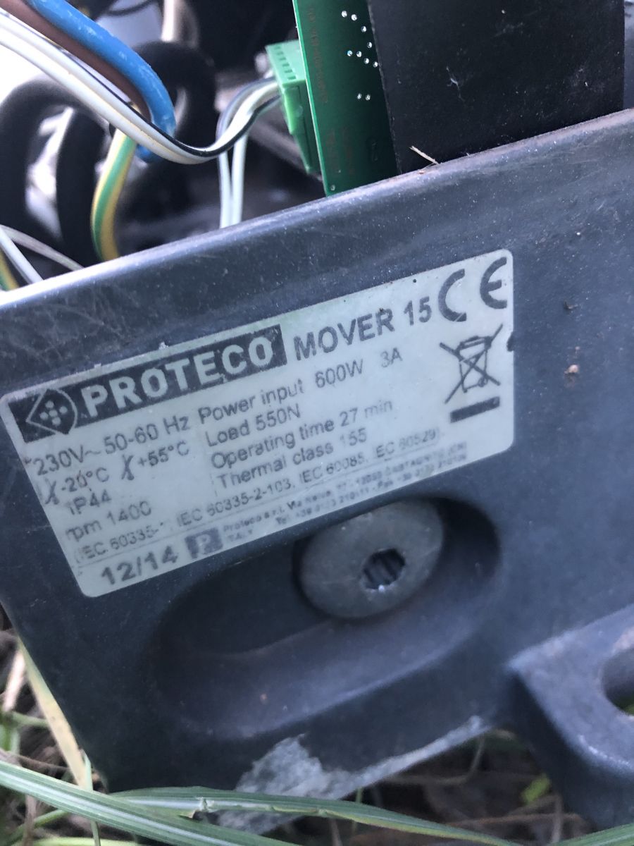 Pomóżcie naprawić napęd bramy Proteco Mover 15 z AV/AV1