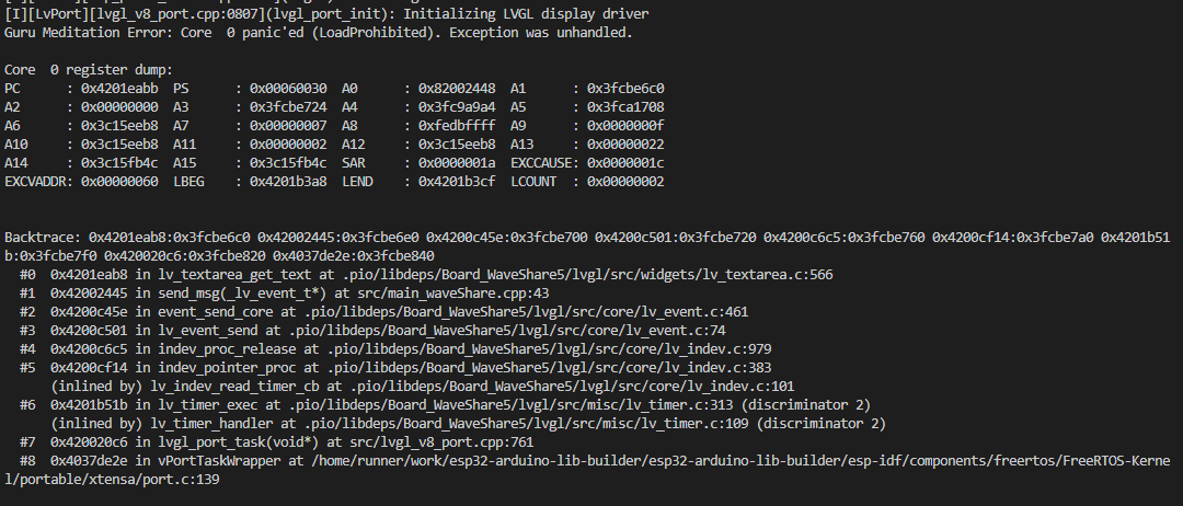 Jak naprawić Guru Meditation Error - LoadProhibited? Narzędzie esp32_exception_decoder