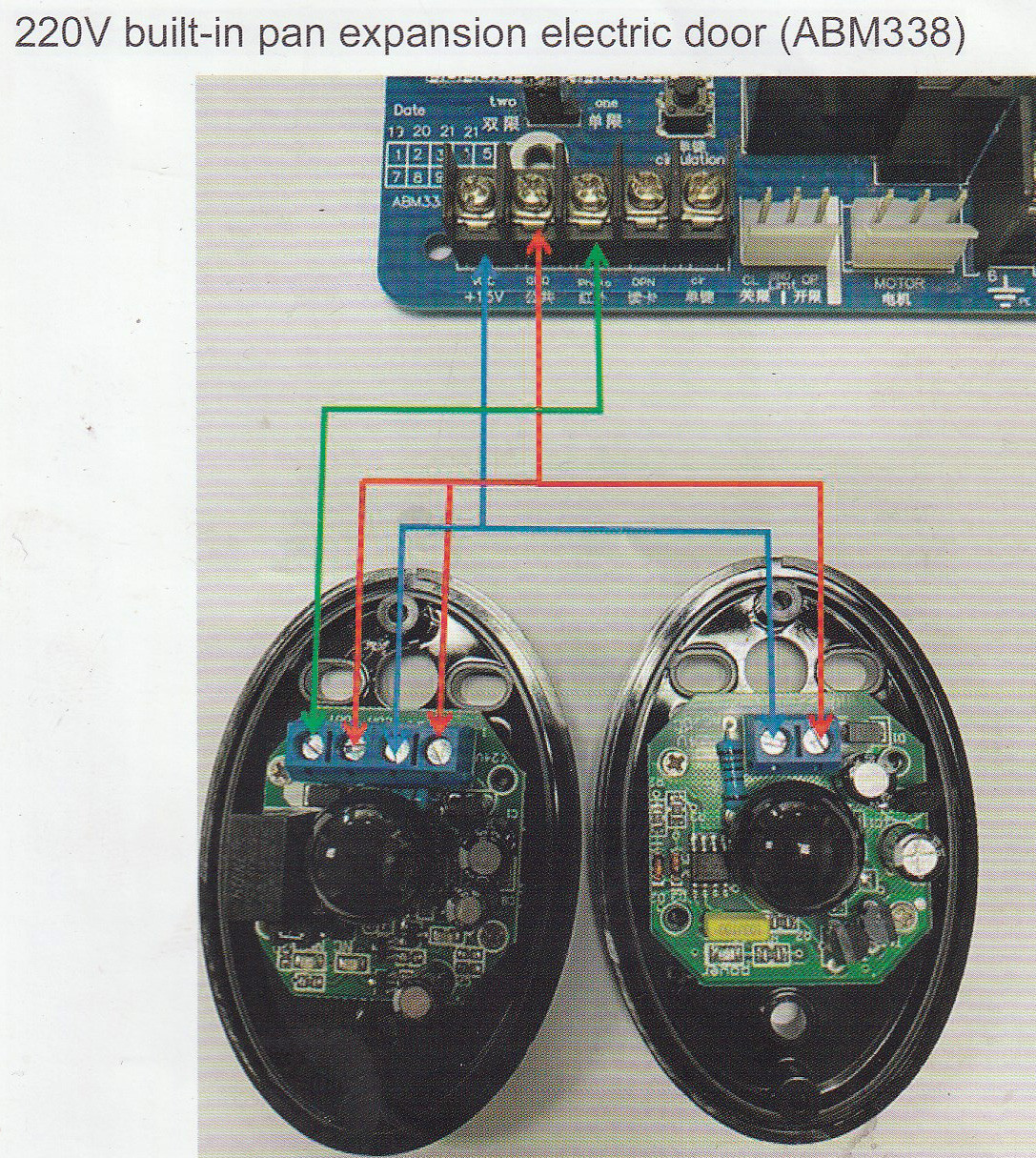 ABM 338 Switchboard: Functions, Connections, Sliding Gate (Voltage ...