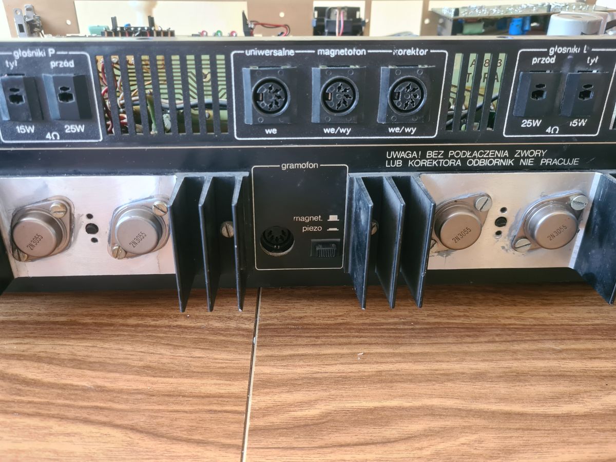 [Rozwiązano] Spalone rezystory w końcówce mocy. Radmor 5102 TE