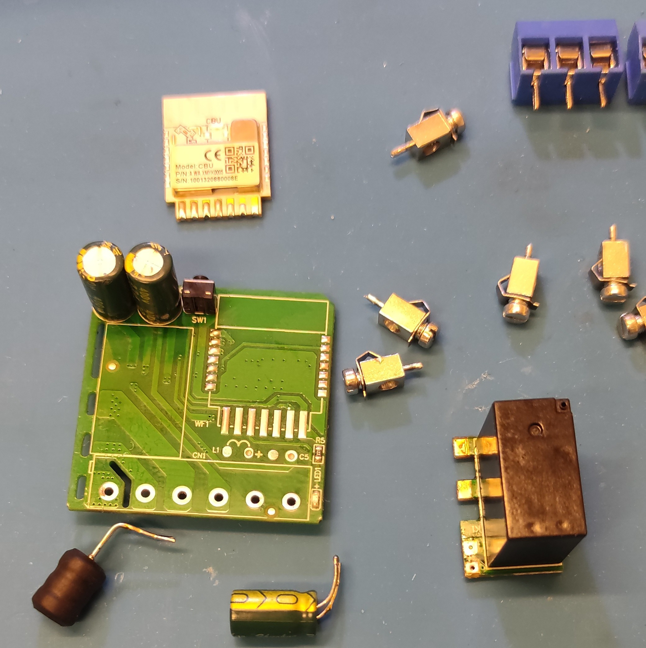 Avatto WSM16-1-WIFI CBU BK7231N transplantacja na ESP8684-WROOM-06C-H4 ...