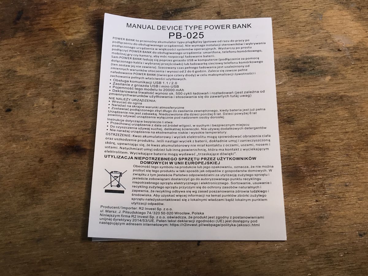 Czy warto kupić najtańsze powerbanki bez sprawdzania opinii? PB-025 i PB-053