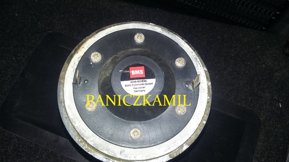Driver BMS 4548 w kolumnie HK Audio LP112 gra ciszej - jak naprawić?