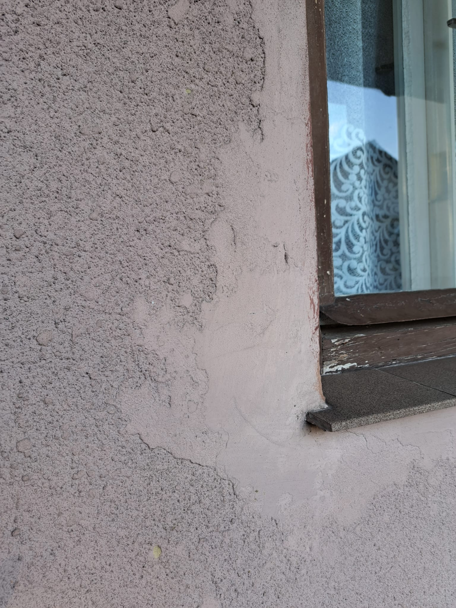 Remont ściany zewnętrznej w budynku gospodarczym. - elektroda.pl