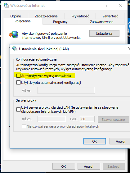 Internet mobilny play polaczony lecz brak dostępu