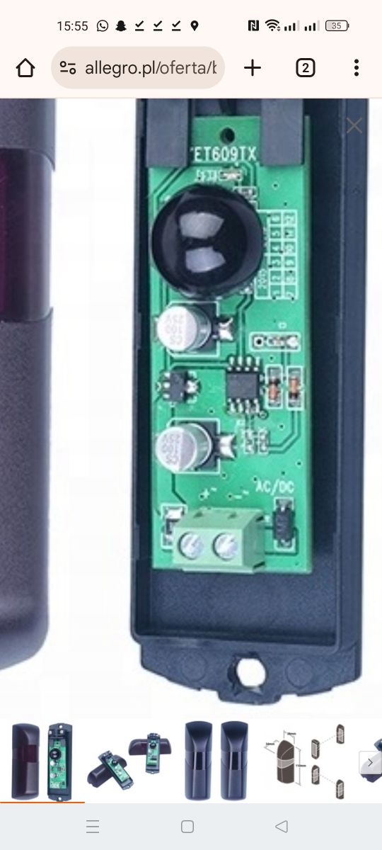 [Zlecę] Podłączenie fotokomórek w automacie nice filo 400