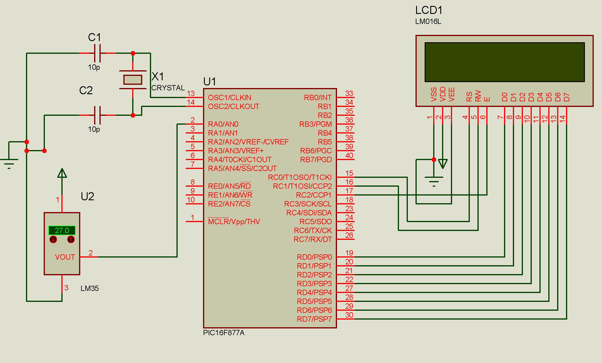 pic16f877 source code for lm35 | Forum for Electronics