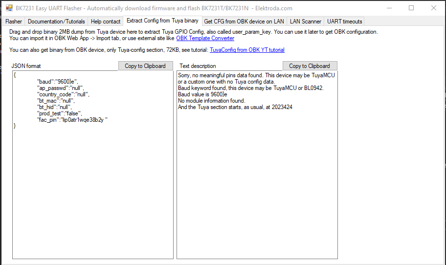 [BK7231N/CBU] Panel LED YB8007/300, BK7231Flasher Ekstrakcja ...