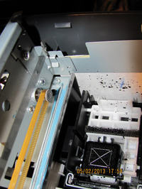 Epson DX7450 - skaner wydaje trzaski, lampa nie przesuwa się prawidłowo