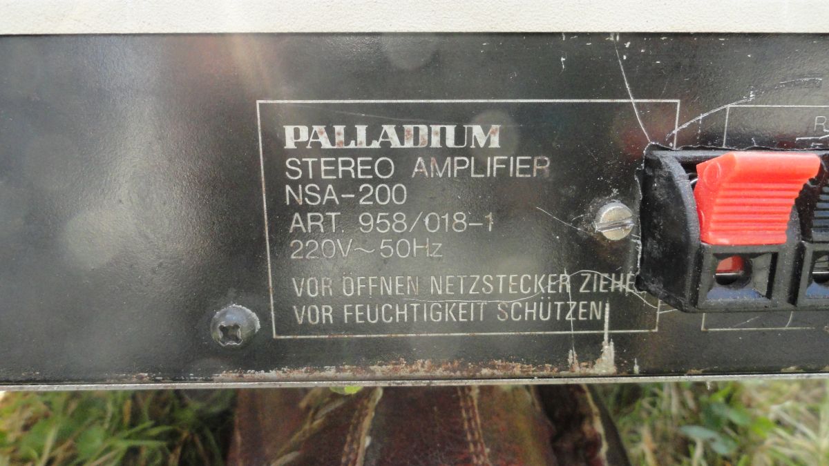 Palladium NSA-200 H50565 - gdzie podłączyć wejście
