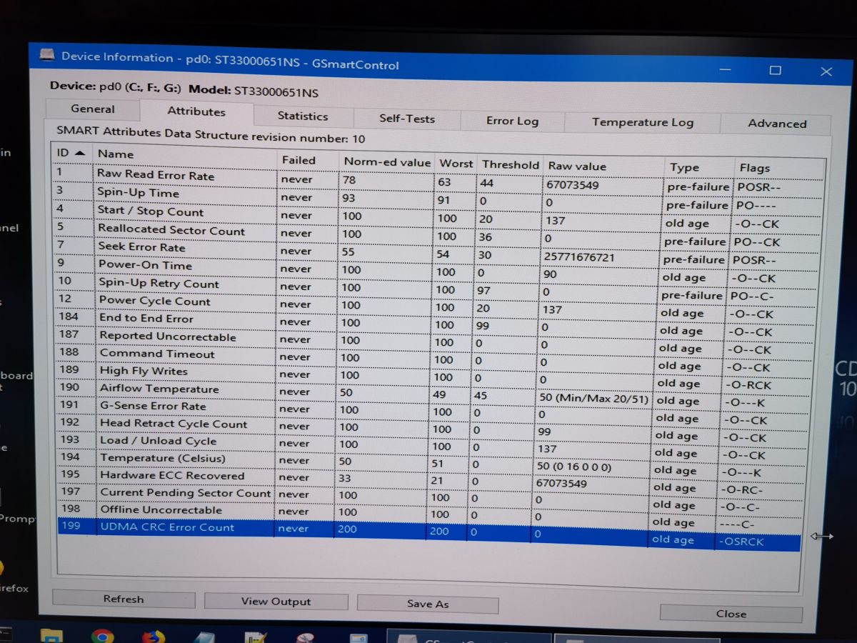 Ocena kondycji dysku HDD Segate ST3320413AS 320 GB na podstawie wyników ...