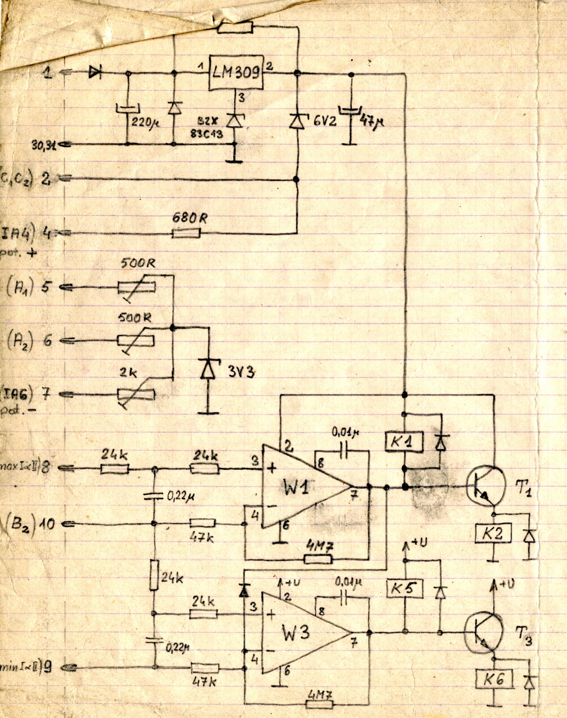 Zastąpienie starych wzmocnieniowych op. TAA865 i zamiennik LM309 przez ...