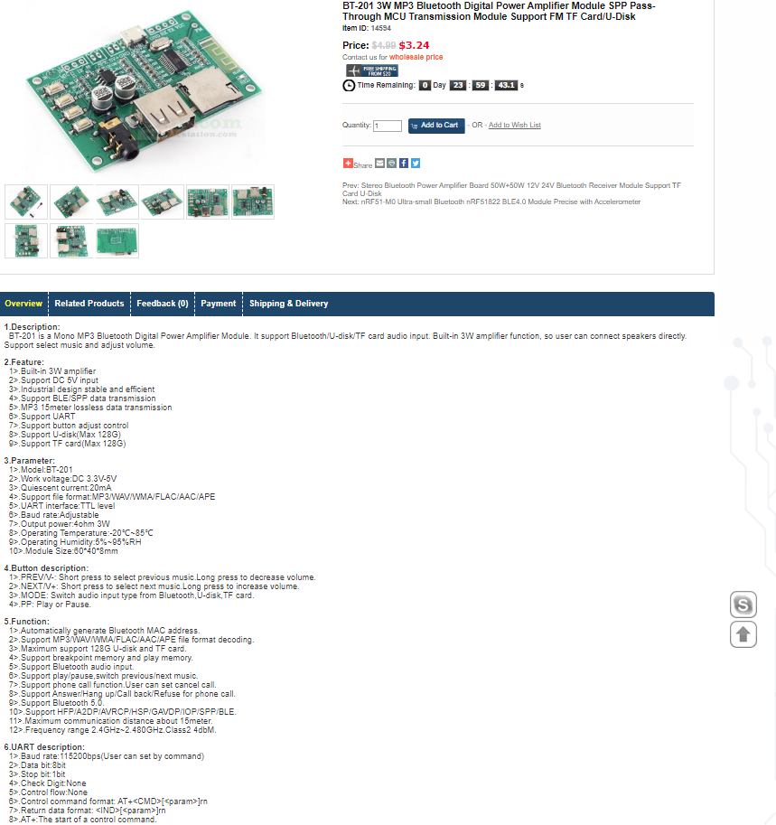 [Rozwiązano] BT-201 wyświetla krzaki na UART przy użyciu Arduino