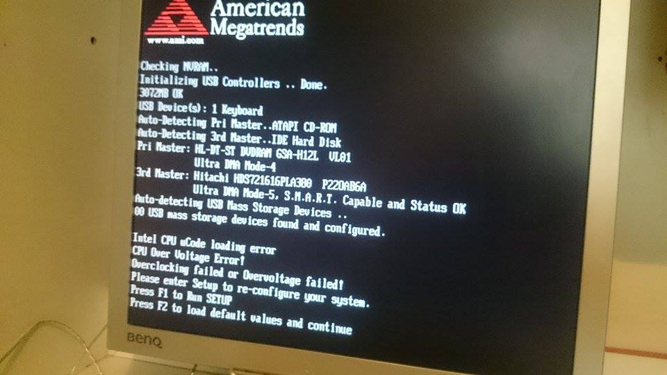 Error przy uruchomieniu komputera PC - system działa mimo błędów