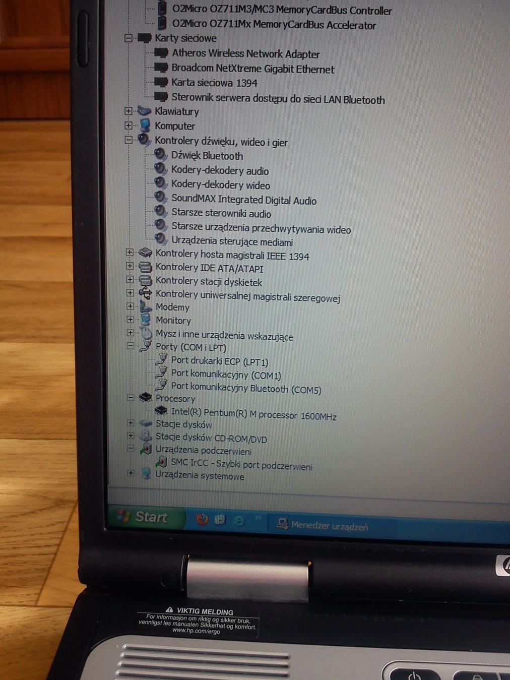 [Sprzedam] HP Compaq NC8000, oraz ZALMAN VF3000N NOWE, Samsung NC10