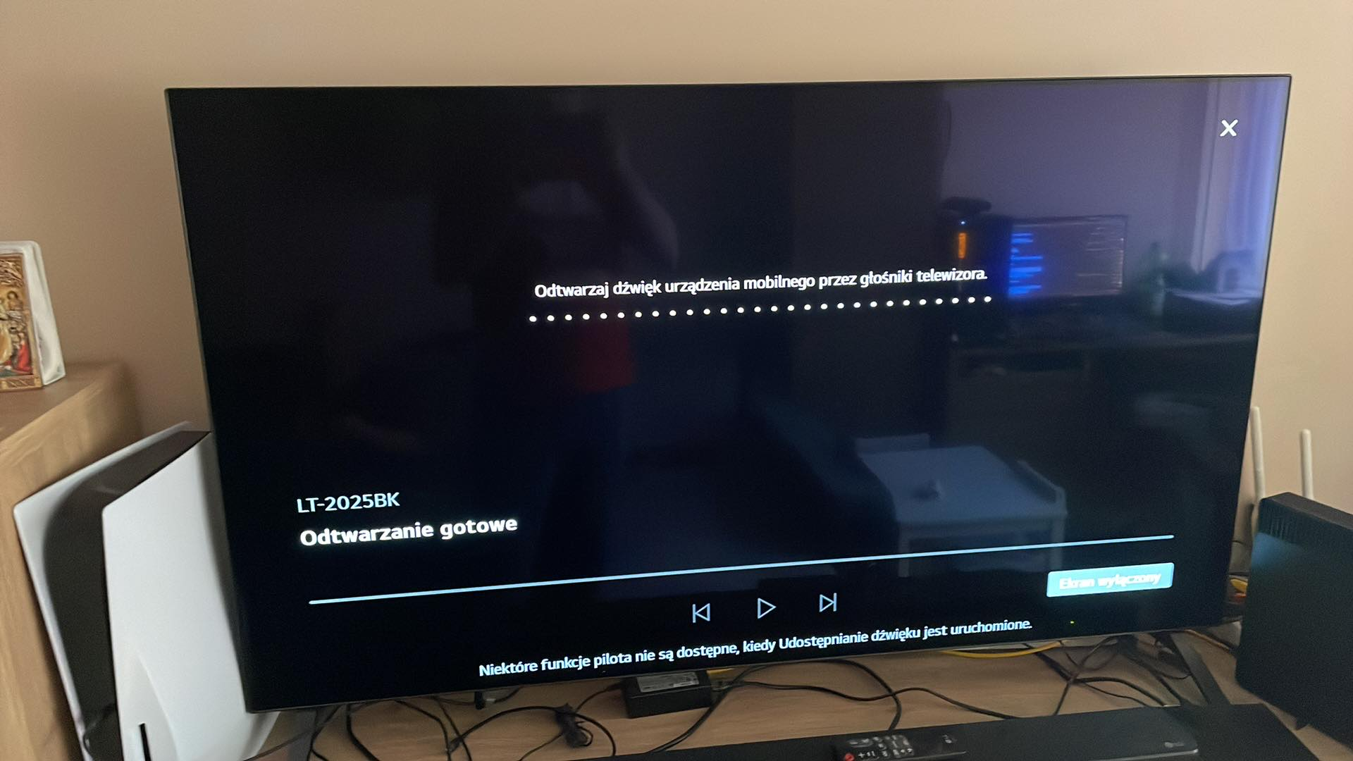 [Rozwiązano] LG A13 55" - Odtwarzaj dźwięk urządzenia mobilnego przez ...