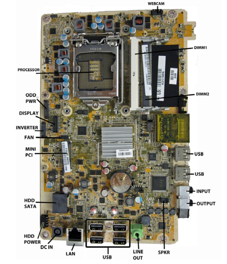 HP AiO 3420 - Ekran nie reaguje po włączeniu, wiatraczki działają